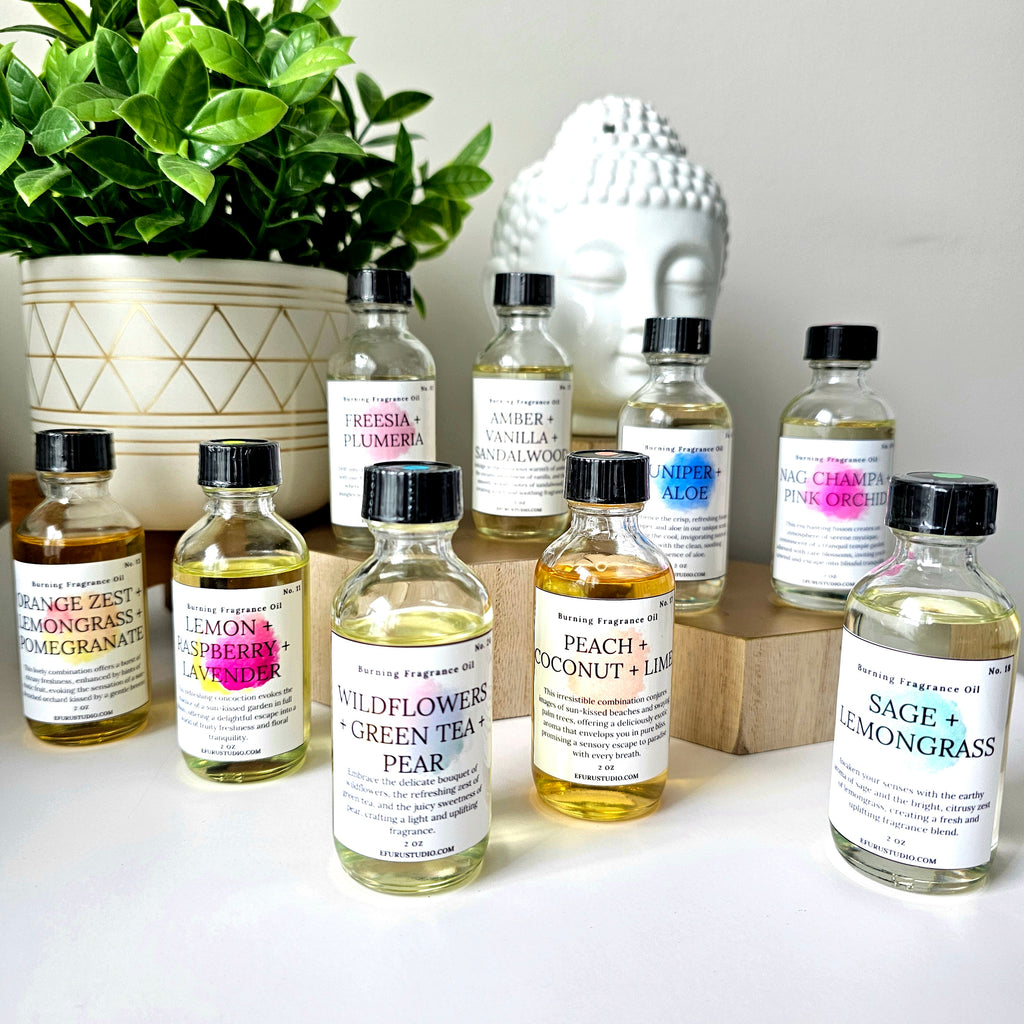 Discover Our Exquisite Fragrance Burning Oil Collection – Efuru Studio