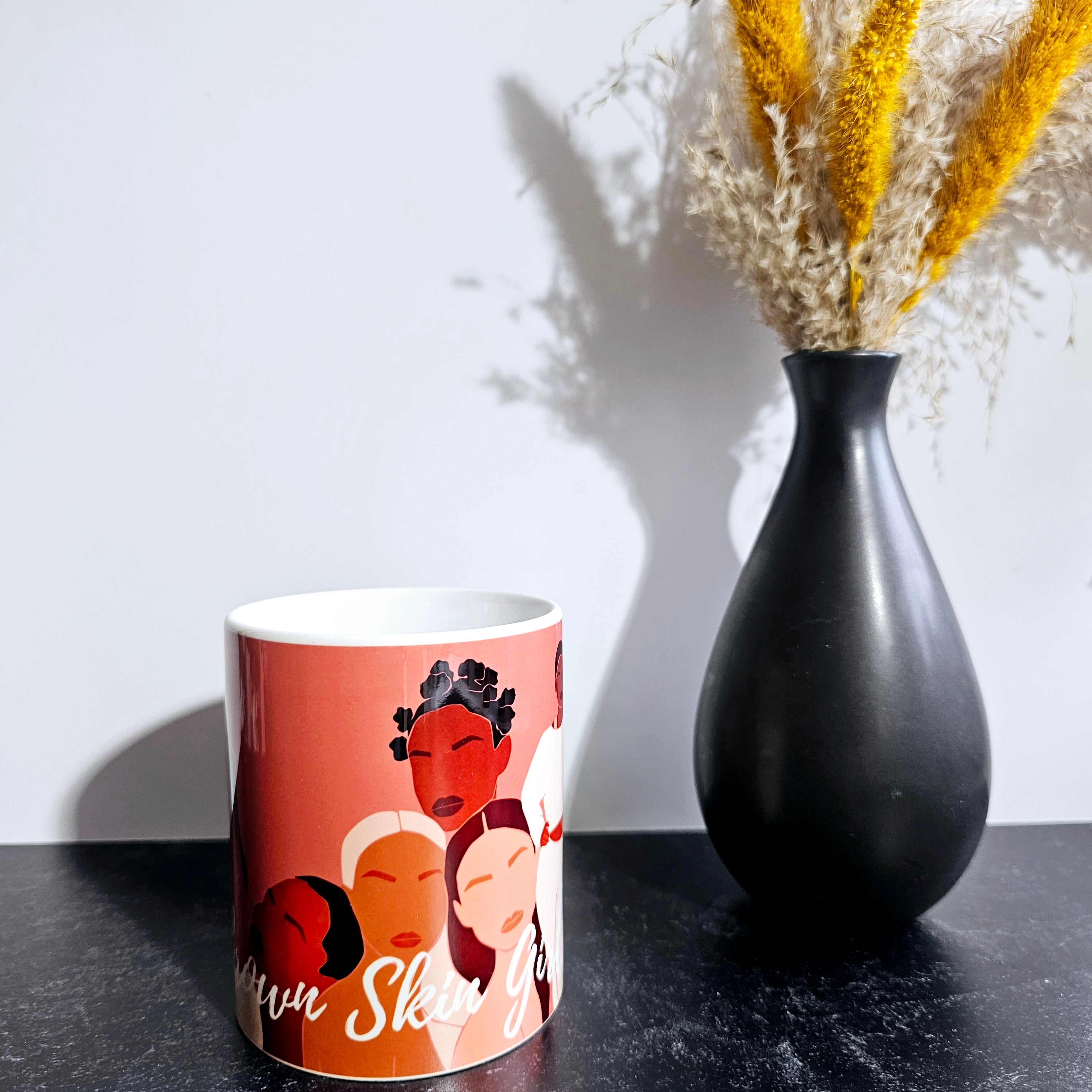 Brown Skin Girls Mug 11oz – Efuru Studio
