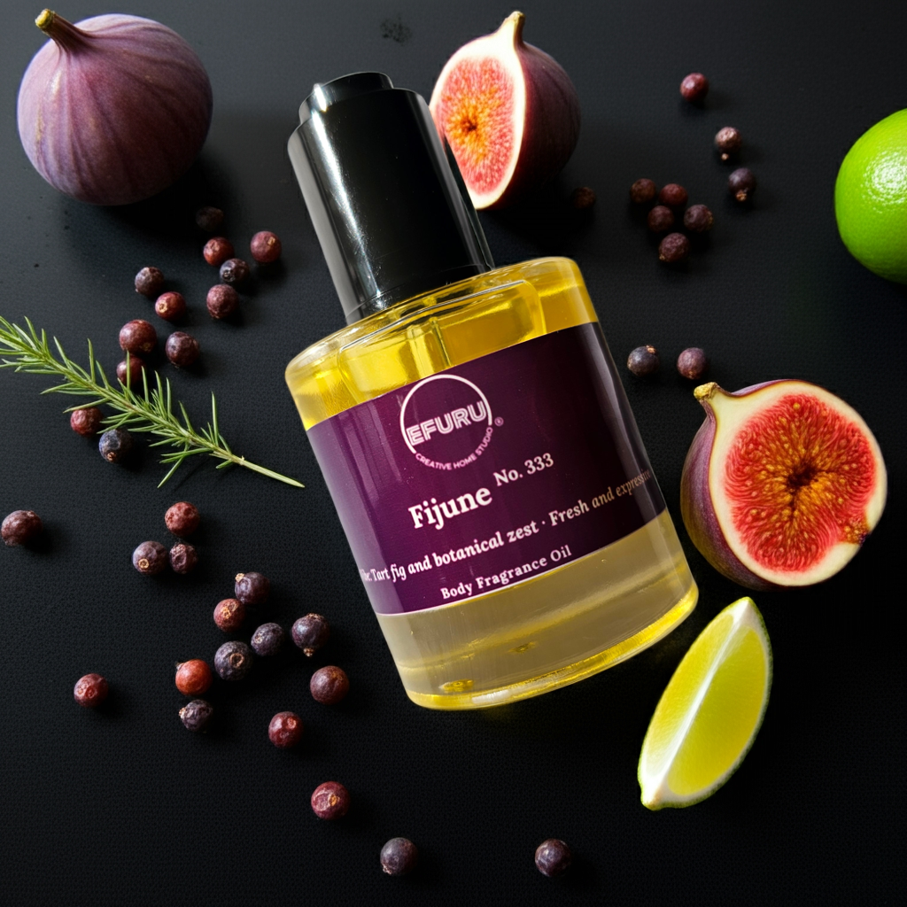 Fijune 333 - Push-top Body Fragrance Oil – Efuru Studio